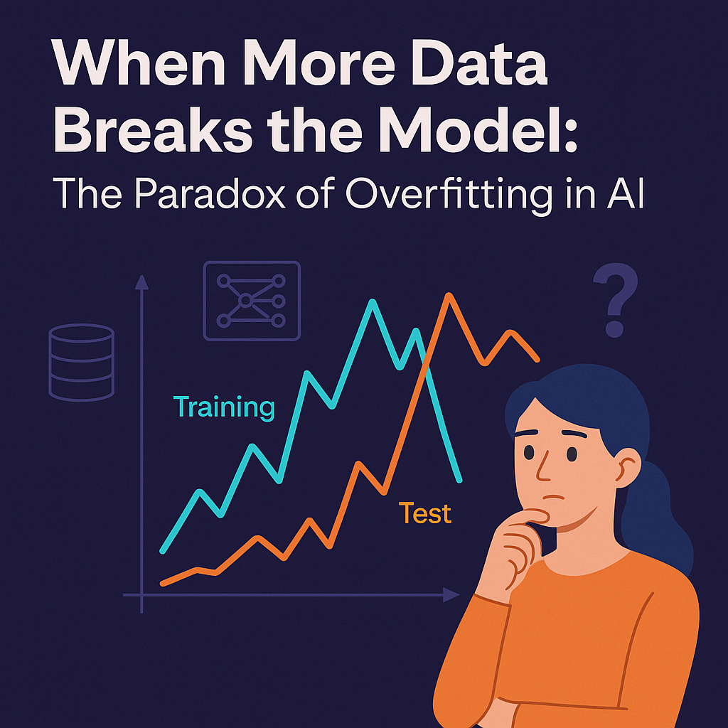 When More Data Breaks the Model: The Paradox of Overfitting in AI | by Devikareddykundavaram ...