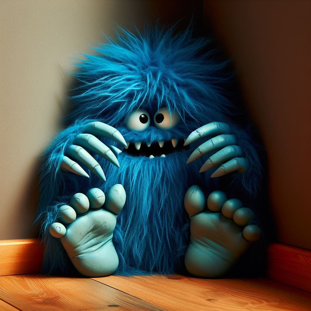 Grizzlegoob the Monster. A random word drabble: nook | by Jonny Masters ...