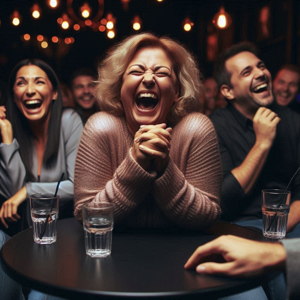 Woman With Infectious Laugh Kills 17 at Comedy Club | Funny, Inc.