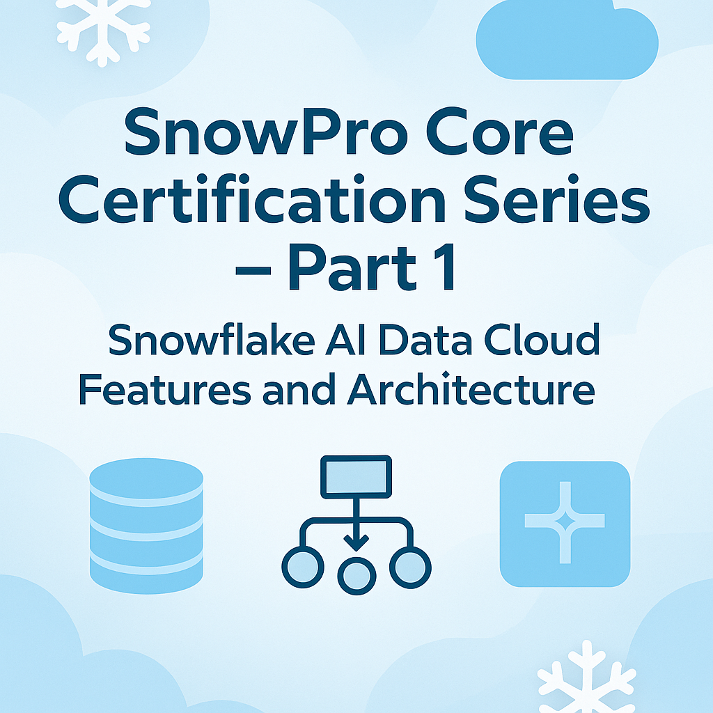 🧊 SnowPro Core Series — Part 1. 🎯 Why This Domain Matters | by Umang ...