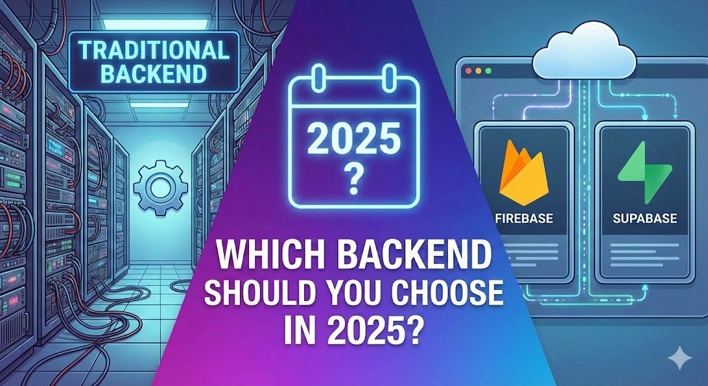 Traditional Backend vs Firebase & Supabase: Which Backend Should You Choose in 2025 ? | by ...