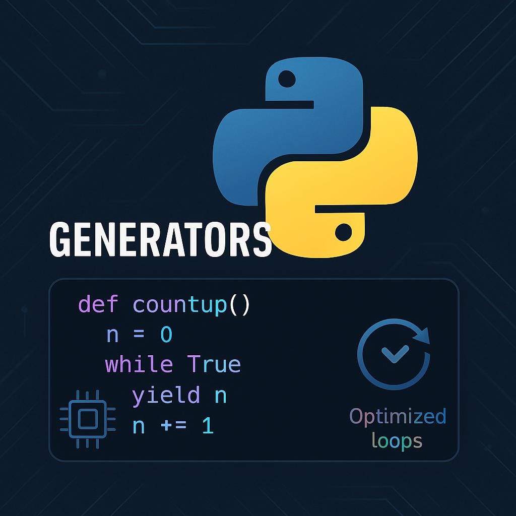 Stop Wasting Memory Python Generators Made Simple With A Real Life Example By Moh Haziane