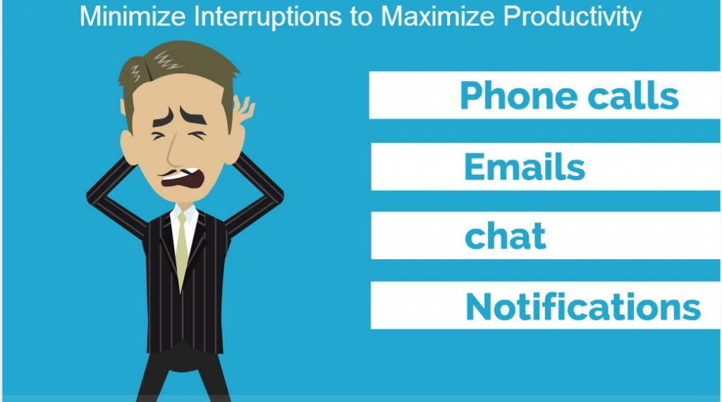 Minimize Interruptions to Maximize Productivity | by SURAJ SINGH | Medium
