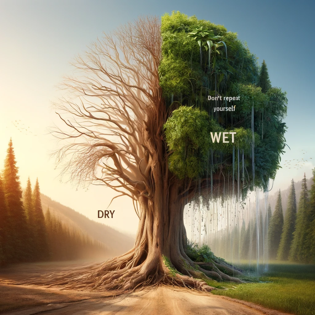 Understanding the Difference Between DRY and WET Code Practices: Why DRY is the Better Approach ...