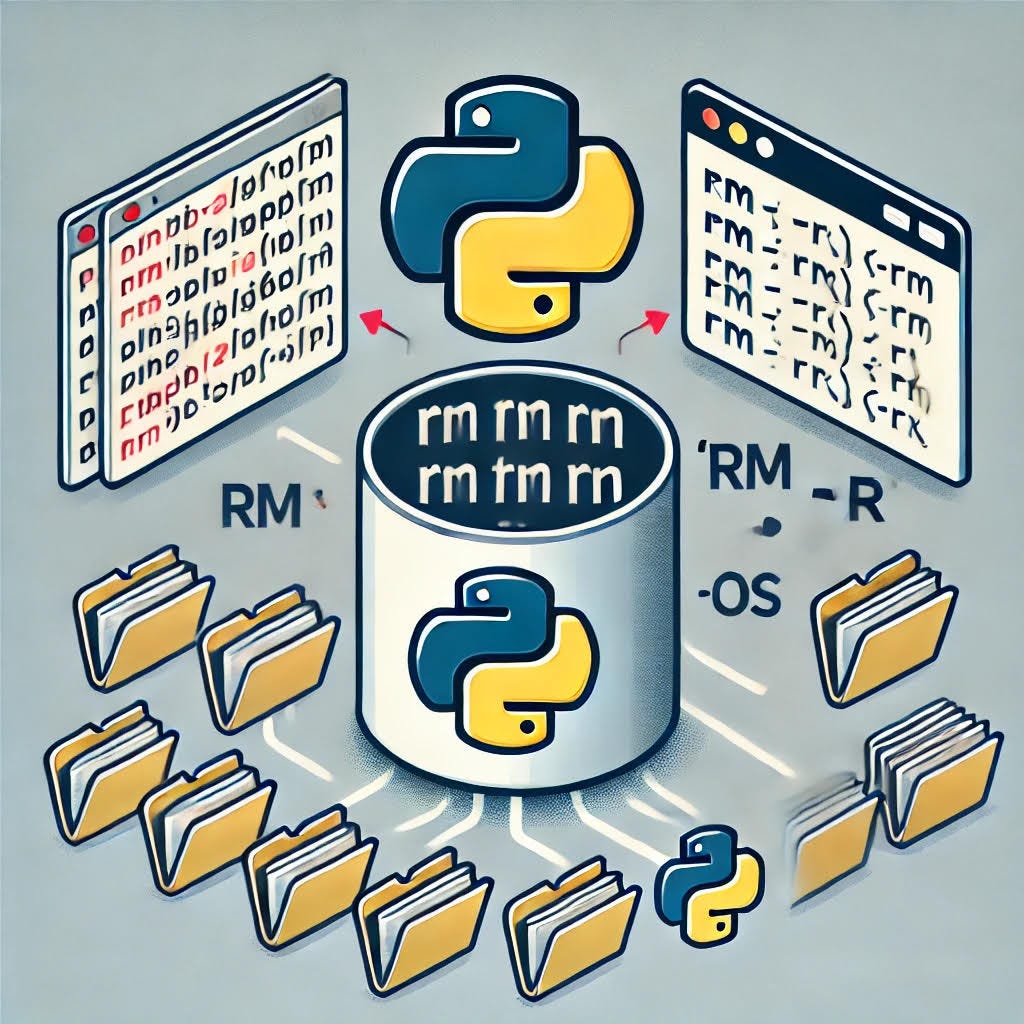 Implement Rm” Linux Command Using Pythons Os Module By Parsa Saber