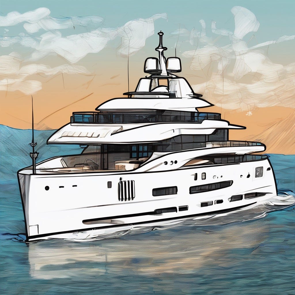 Bitcoin(s): | Purchase a $100,000,000 Yacht - gab1930s - Medium