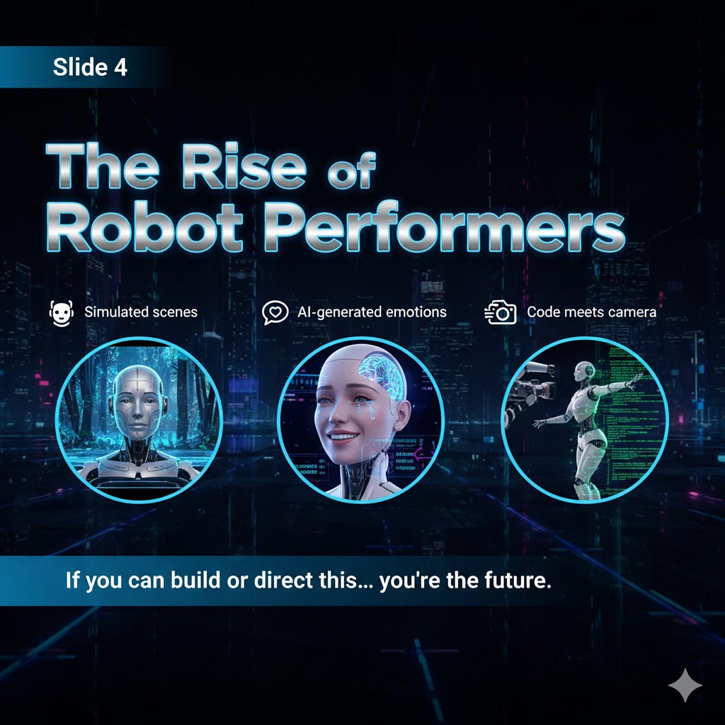 🎬 Hollywood vs. AI: Are Robot Actors the Future of Film? | by Dwayne ...