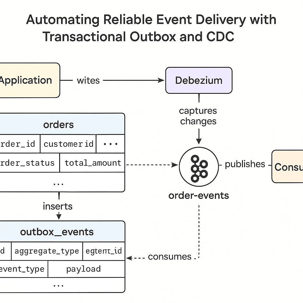 Designing Reliable Distributed Systems: Transactional Outbox + Change Data Capture (CDC) Pattern ...