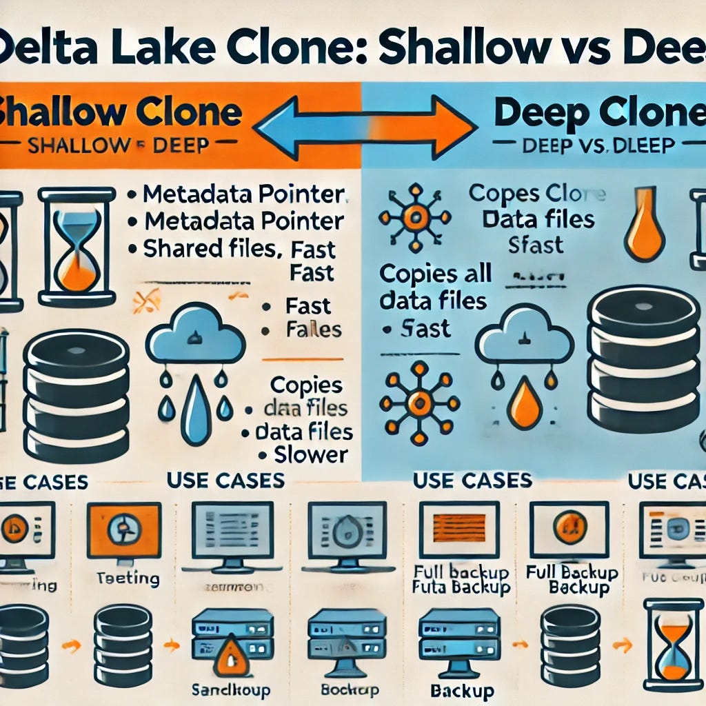 How to Use Delta Lake Clone for Data Backups & Experiments | by El Amin ...