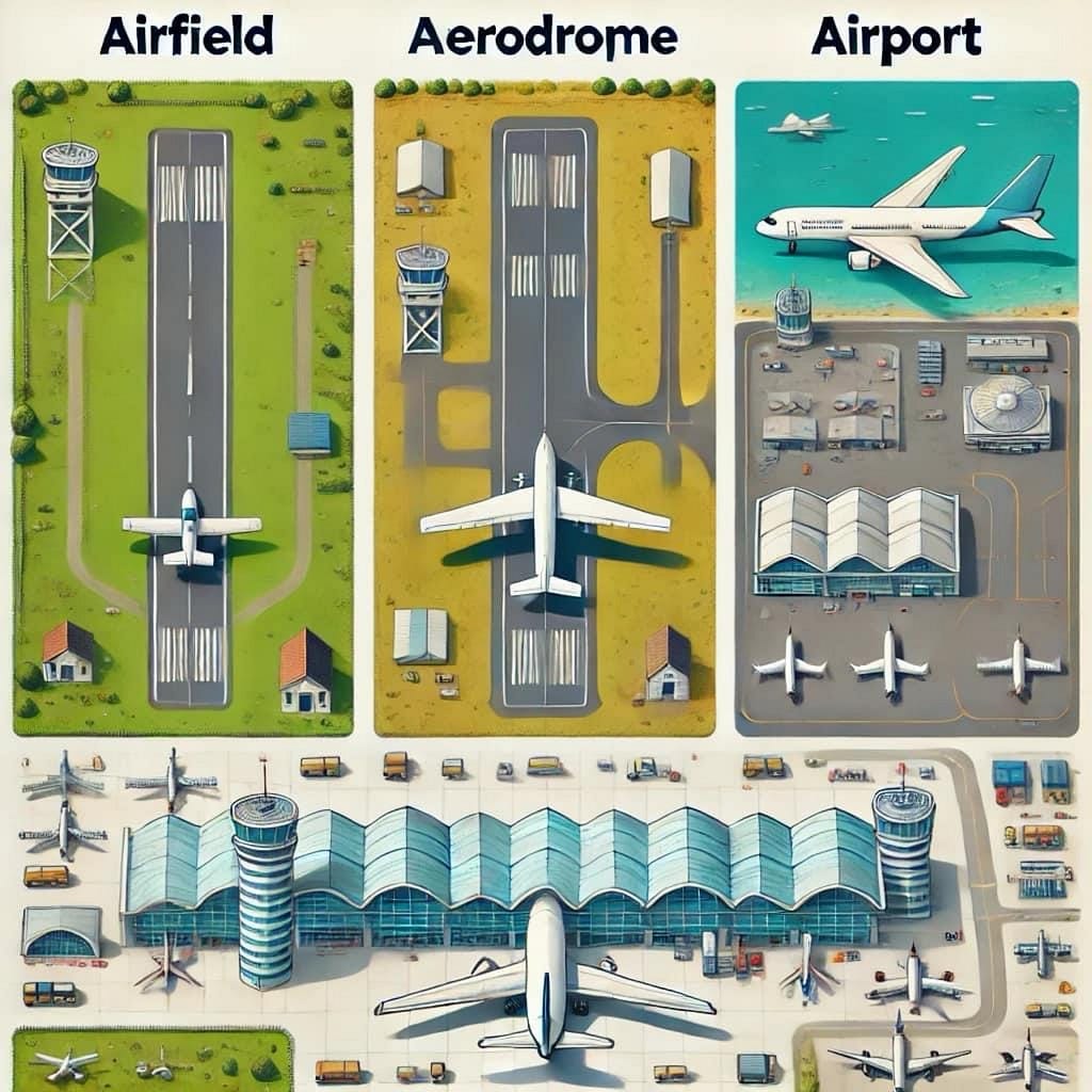 Difference Between Airfield, Aerodrome & Airport ️ | by Salman Saleem ...