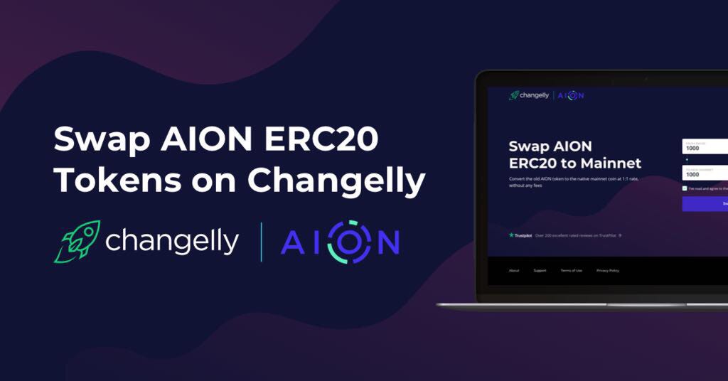 Wanna swap your AION ERC20 tokens to Aion Coin? Do it with Changelly! | by Changelly Team | Medium