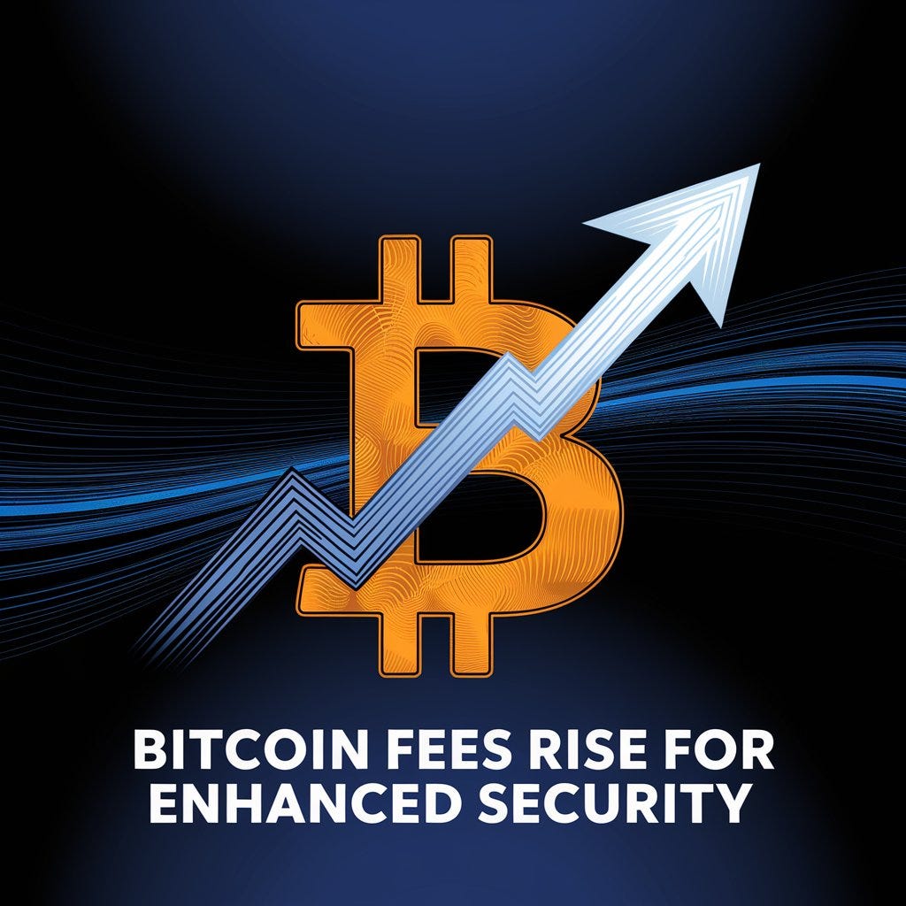 Cryptocurrency: Bitcoin Fees Rise for Enhanced Security | by North Star Metrics (ntsmetrics.com ...