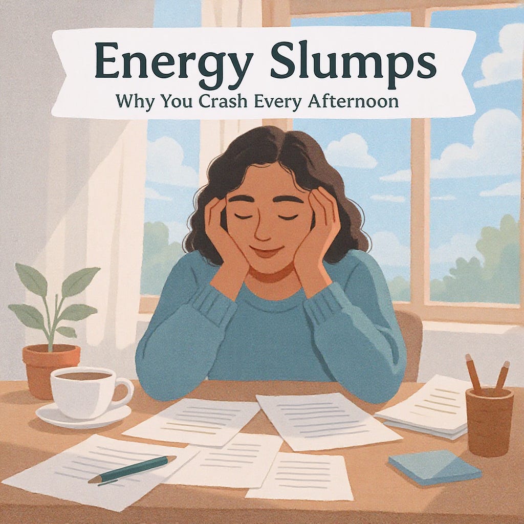 Energy Slumps: Why You Crash Every Afternoon and How to Rise Again | by ...