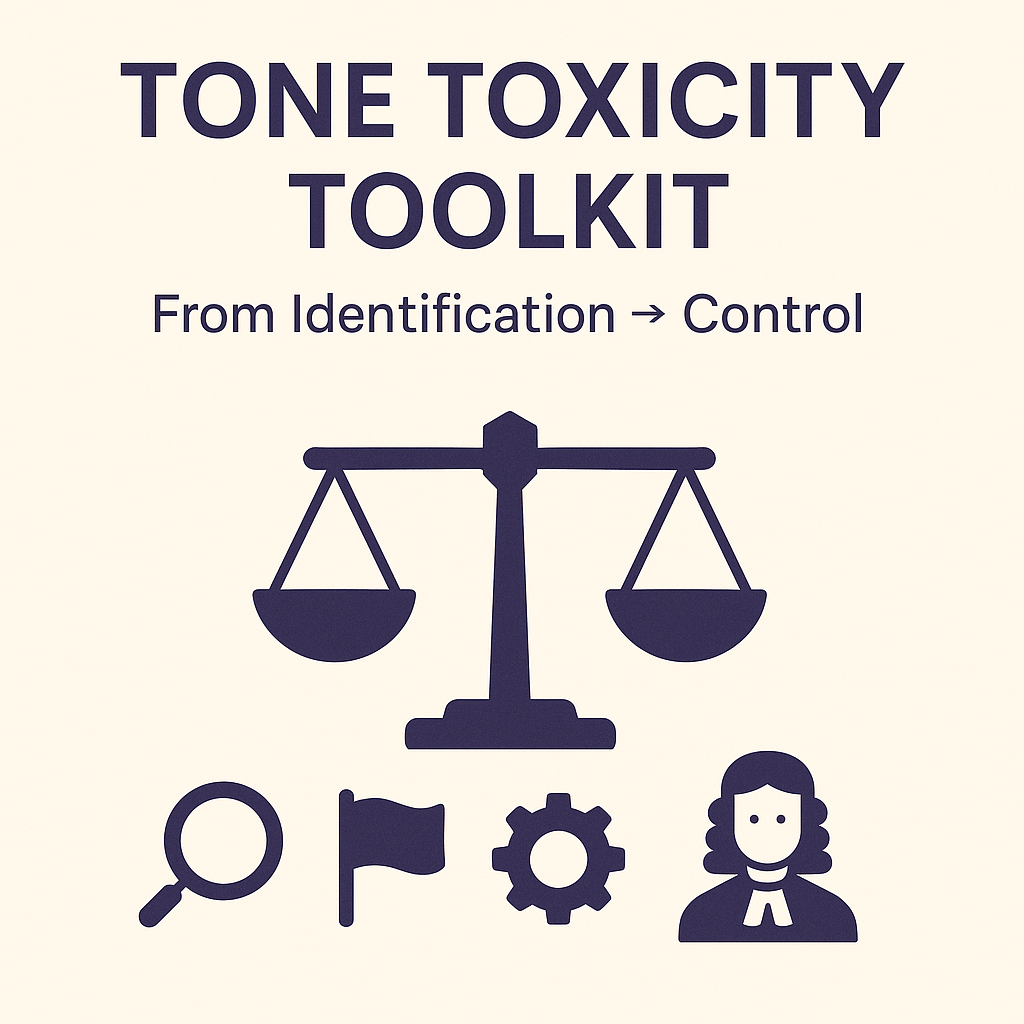 🔥 The AI Legal Tone Toxicity Toolkit: From Detection to Control | by ...