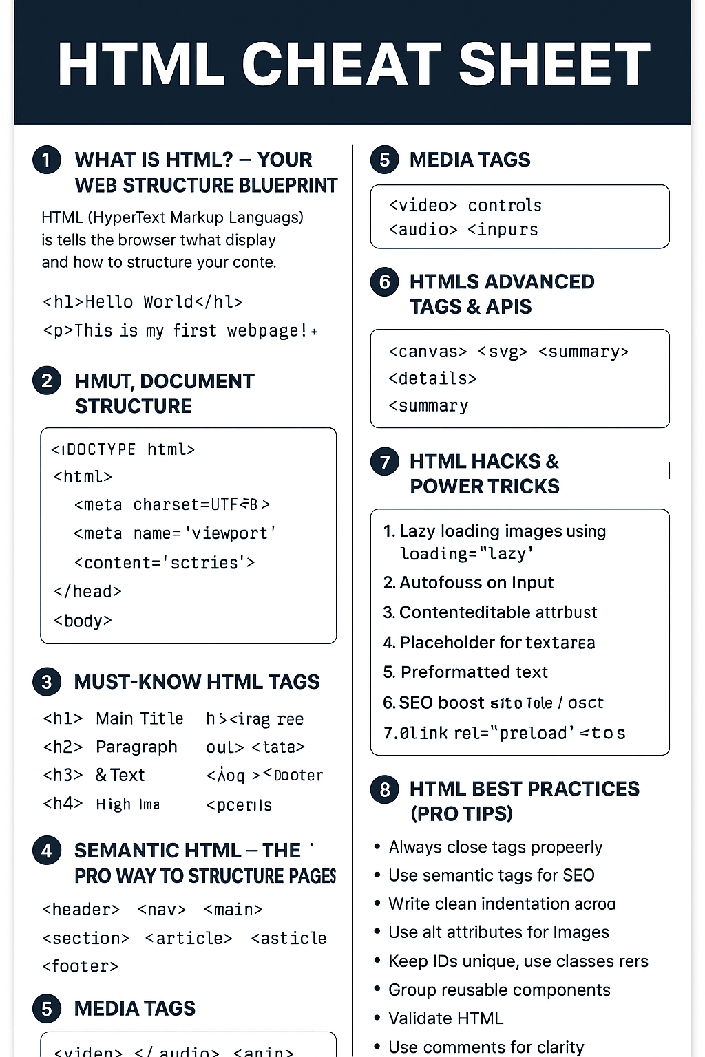 💡 HTML Mastery Guide: Build Webpages Like a PRO! 🚀 | by Lakhveer Singh ...
