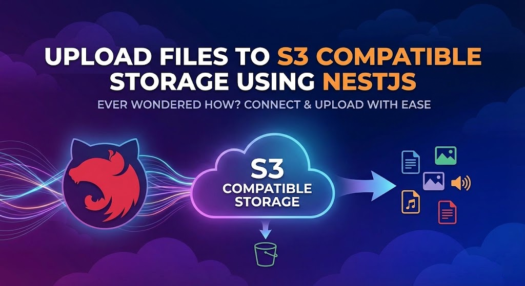 Upload files to S3 compatible storage using NestJS | by Bornak Paul ...