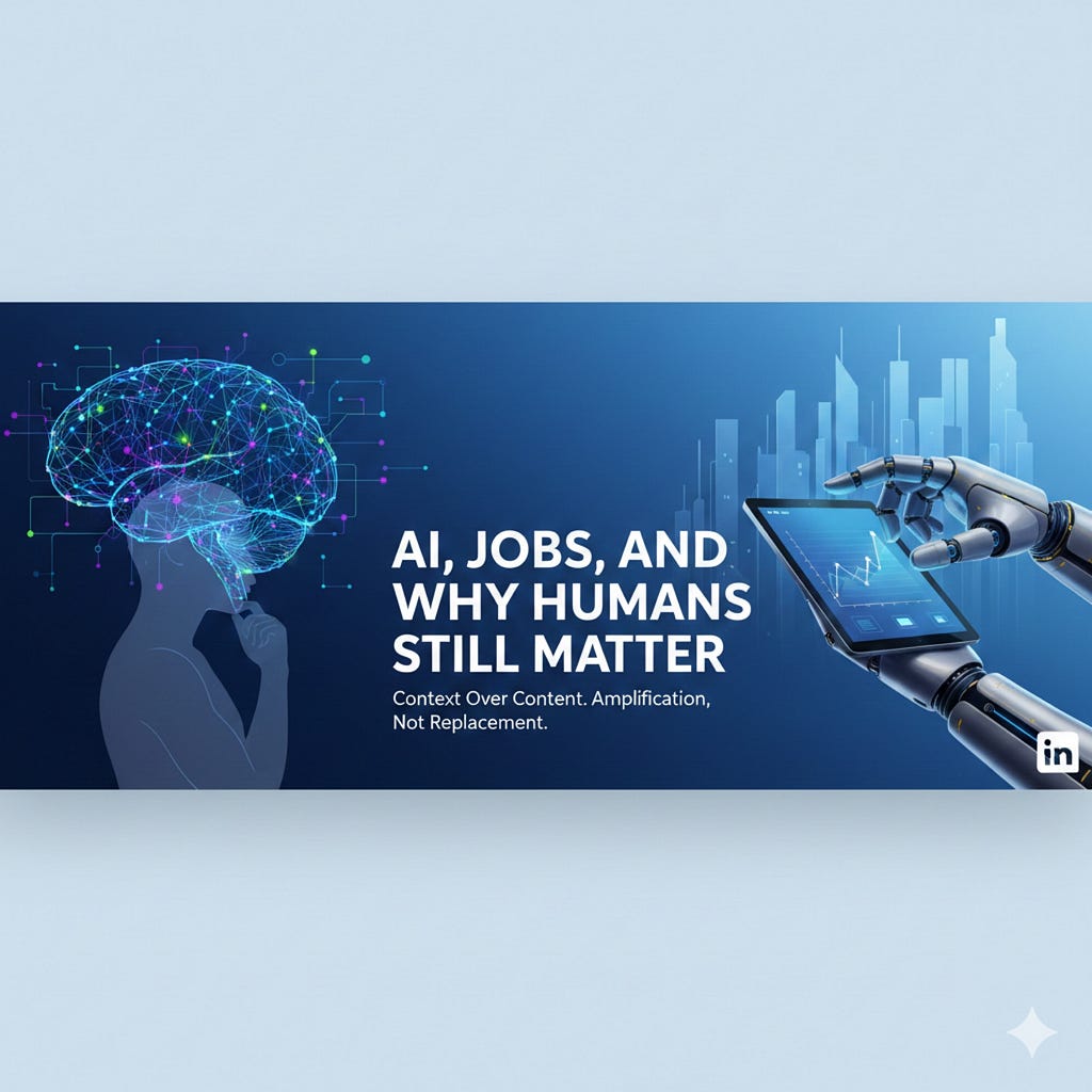 AI, Jobs, and Why Humans Still Matter (Yes, Even You) | by Vijay ...