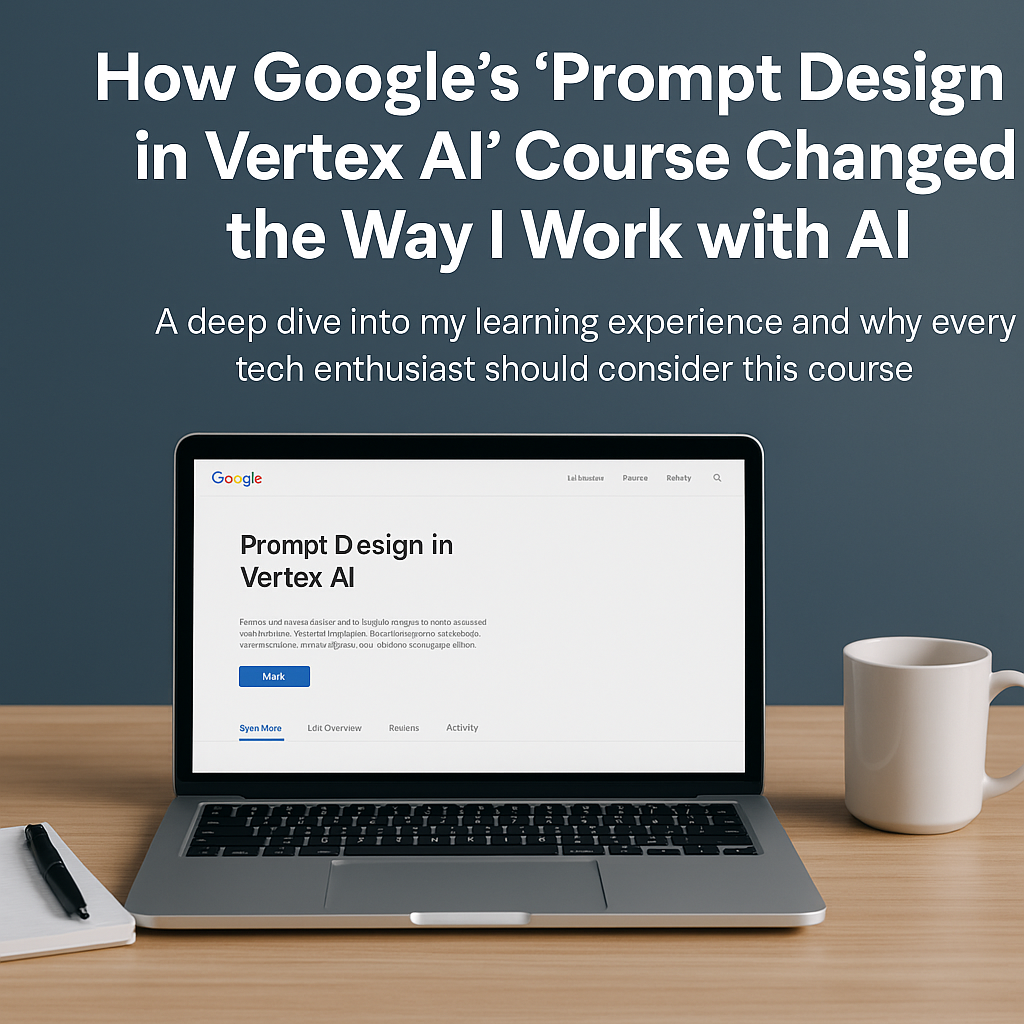 How Google’s “Prompt Design in Vertex AI” Course Changed the Way I Work with AI | by Utkarsh ...