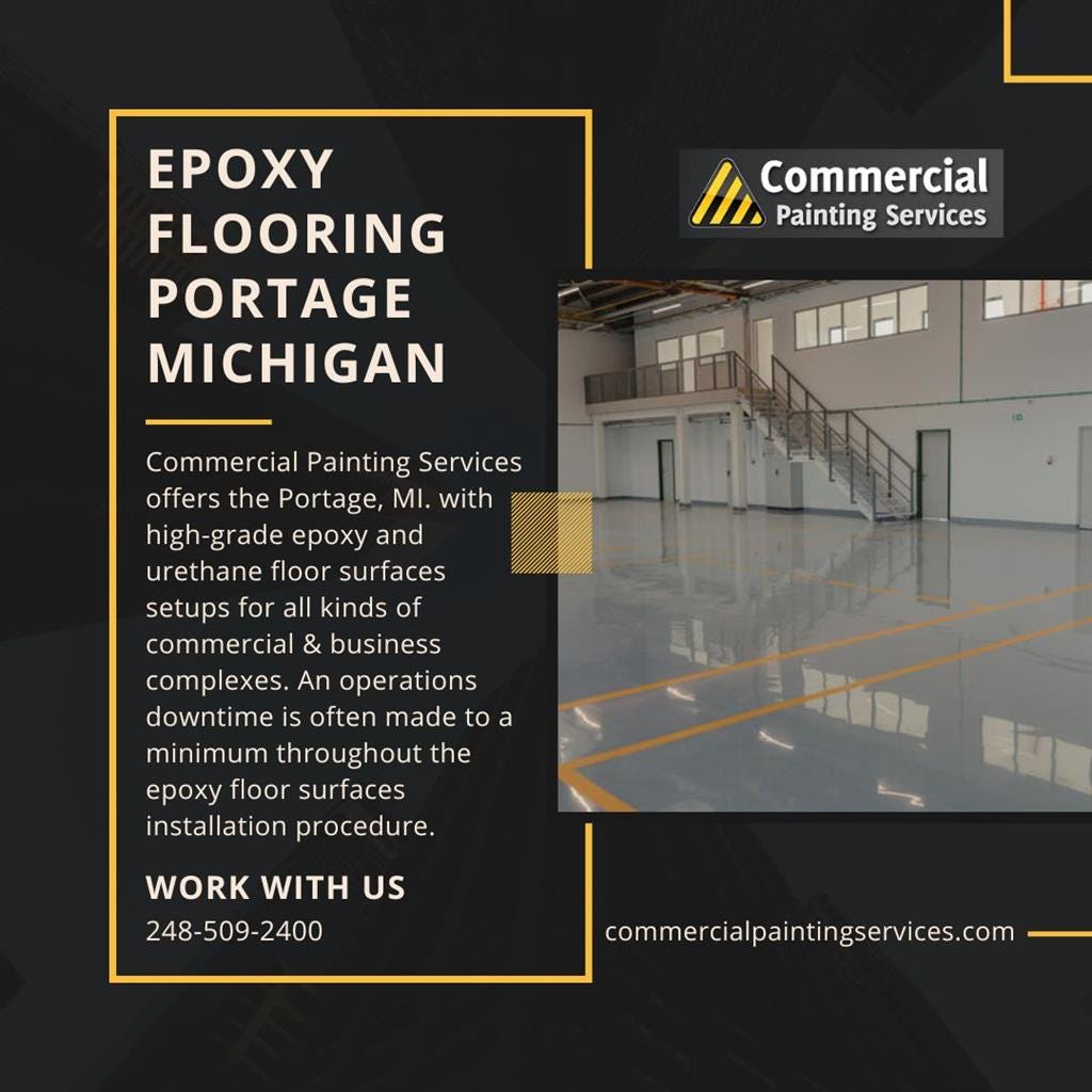 Epoxy Flooring Portage Michigan - USA Painting Gallery - Medium
