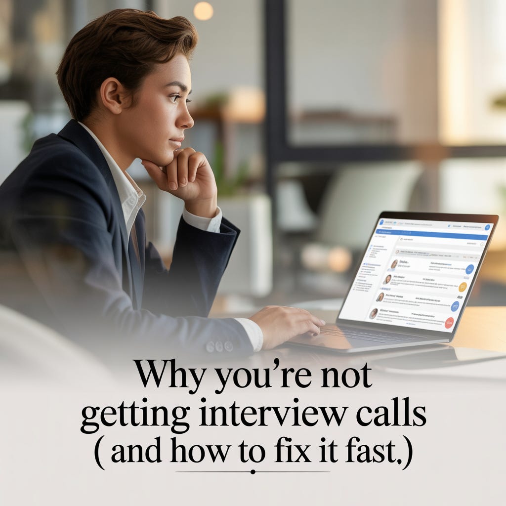 Why You're Not Getting Interview Calls (And How to Fix It Fast) | by Desola Digital Hub | Medium