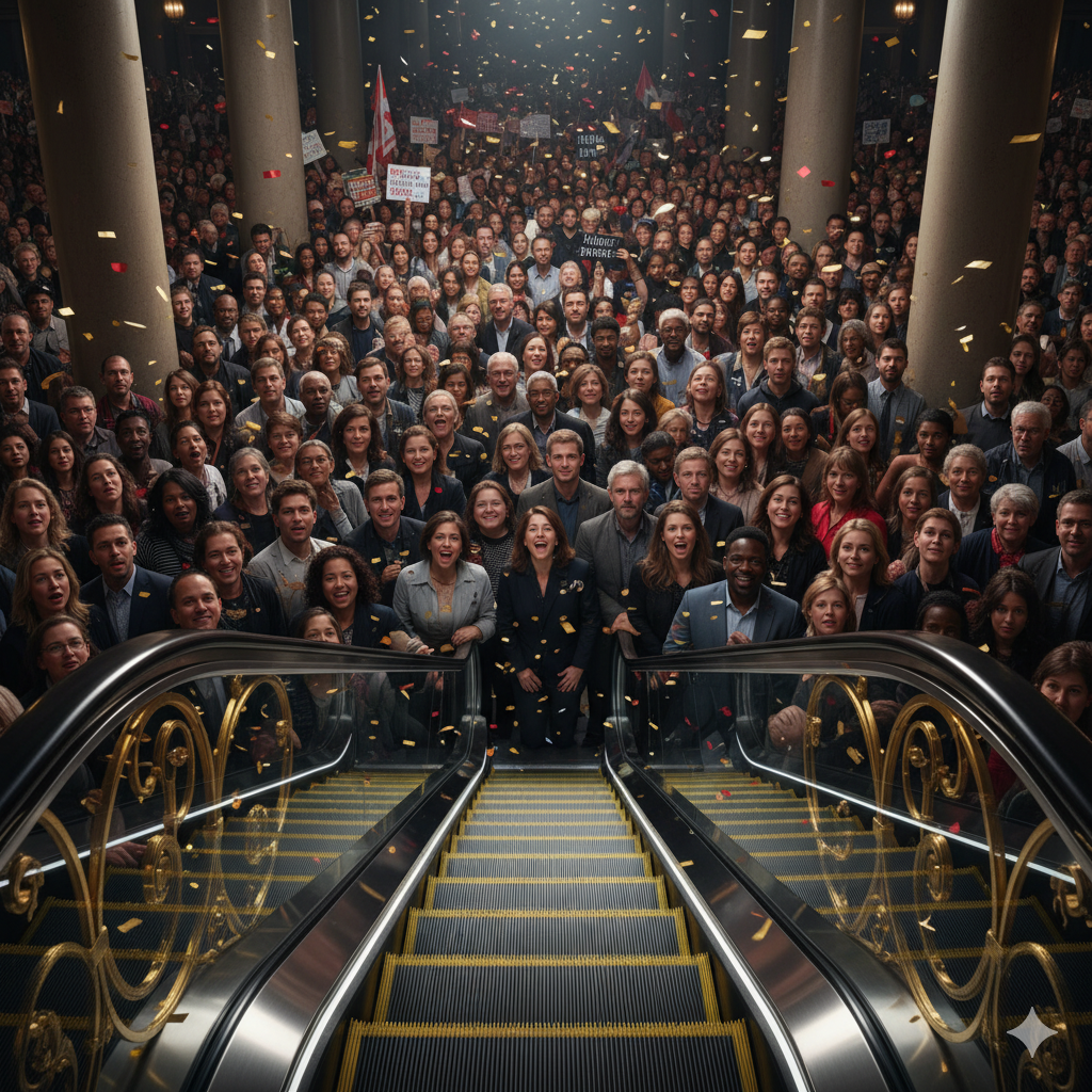 The Golden Escalator and the Birth of Political Chaos | by Nikita ...