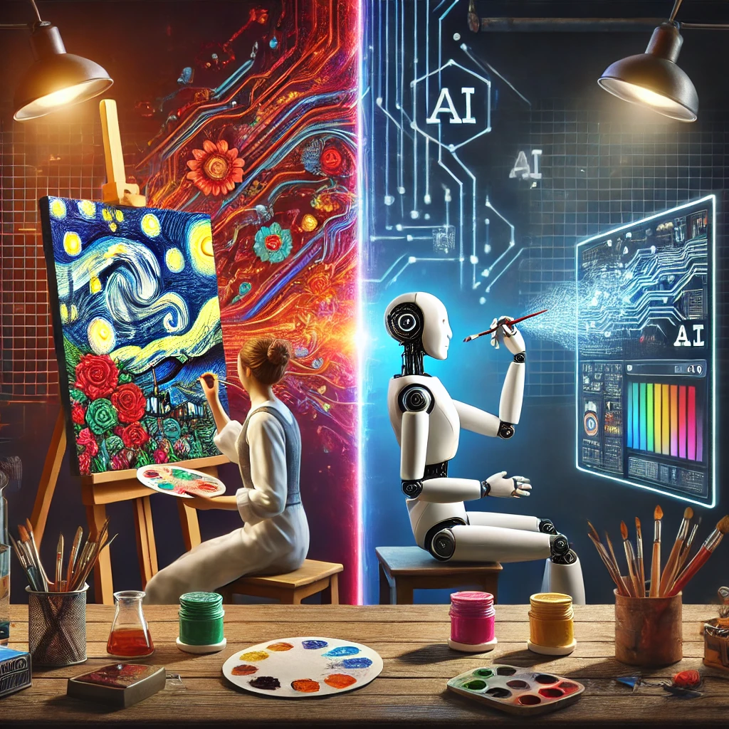 AI vs. Human Creativity: Can Machines Replace Us? | by afif-ul-hussain Chaudhary | Medium