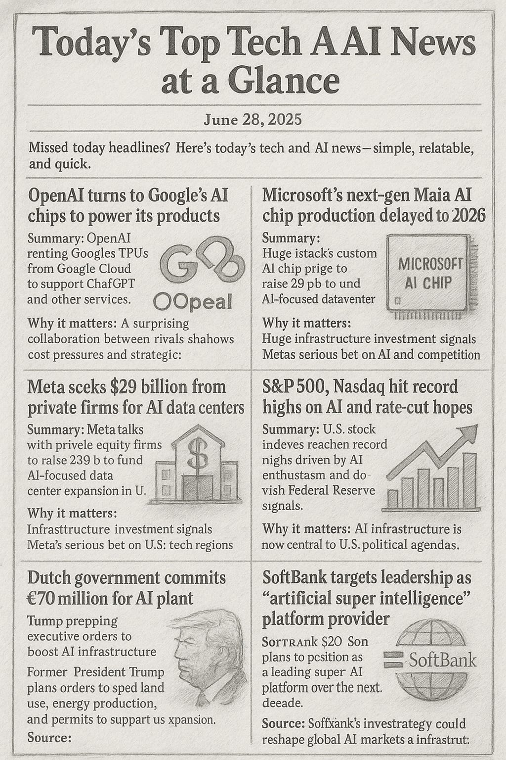 Today’s Top Tech & AI News at a Glance — June 28, 2025 | by RUDRA | simpletechdose | Jun, 2025 ...