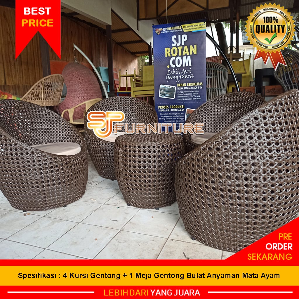 BERKUALITAS, 0857–5596–9664, Kursi Sofa Rotan Sintetis Surabaya, Model ...