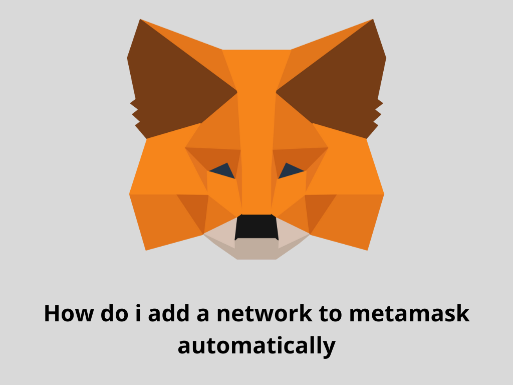 How do i add a network to metamask automatically | by SY | Medium