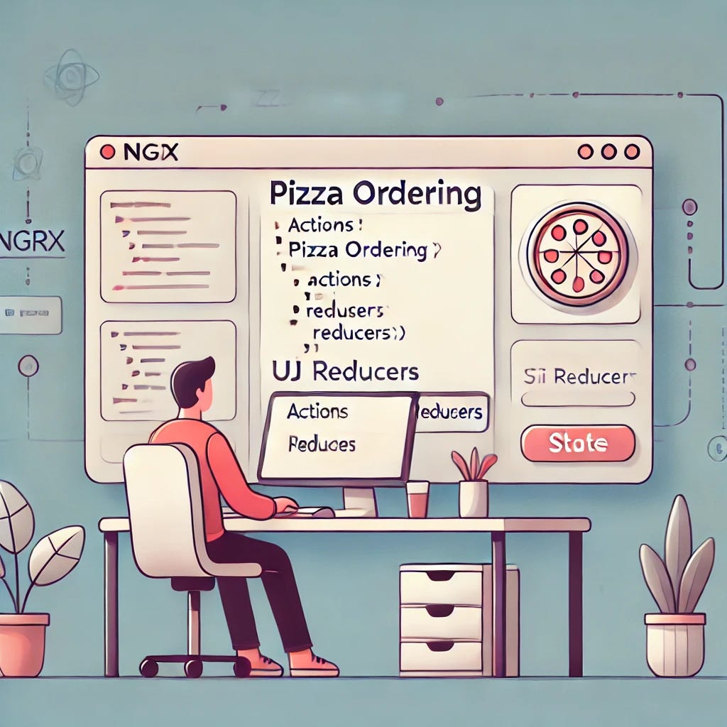 NgRx and Chill: Taming State in Angular Like a Pro (With Pizza!) | by Ritamsen | Medium