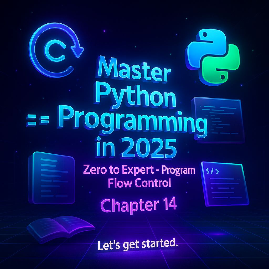 Master Python Programming in 2025: Zero to Expert — Program Flow Control — Chapter 14 | by Riki ...