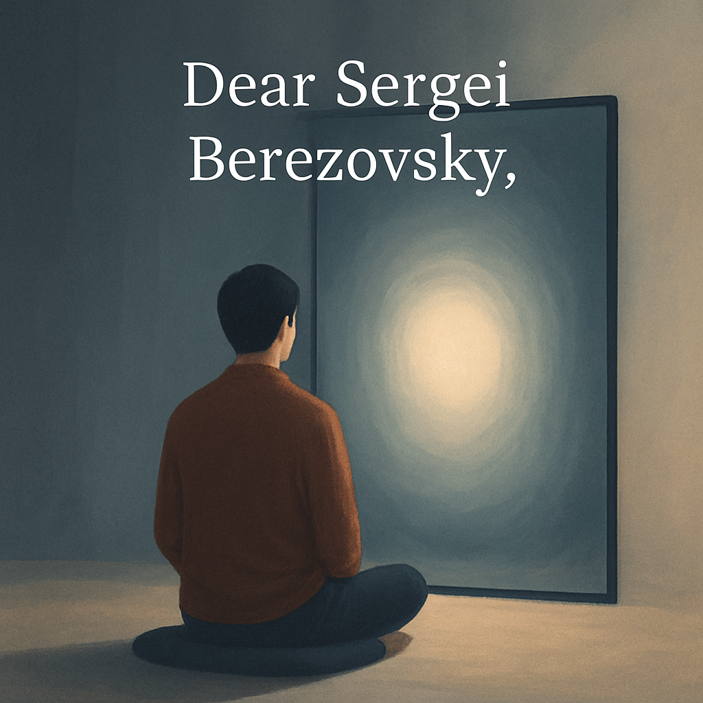 A Letter to Sergei Berezovsky: On the Nature of God, Intelligence, and the Human Ache for ...