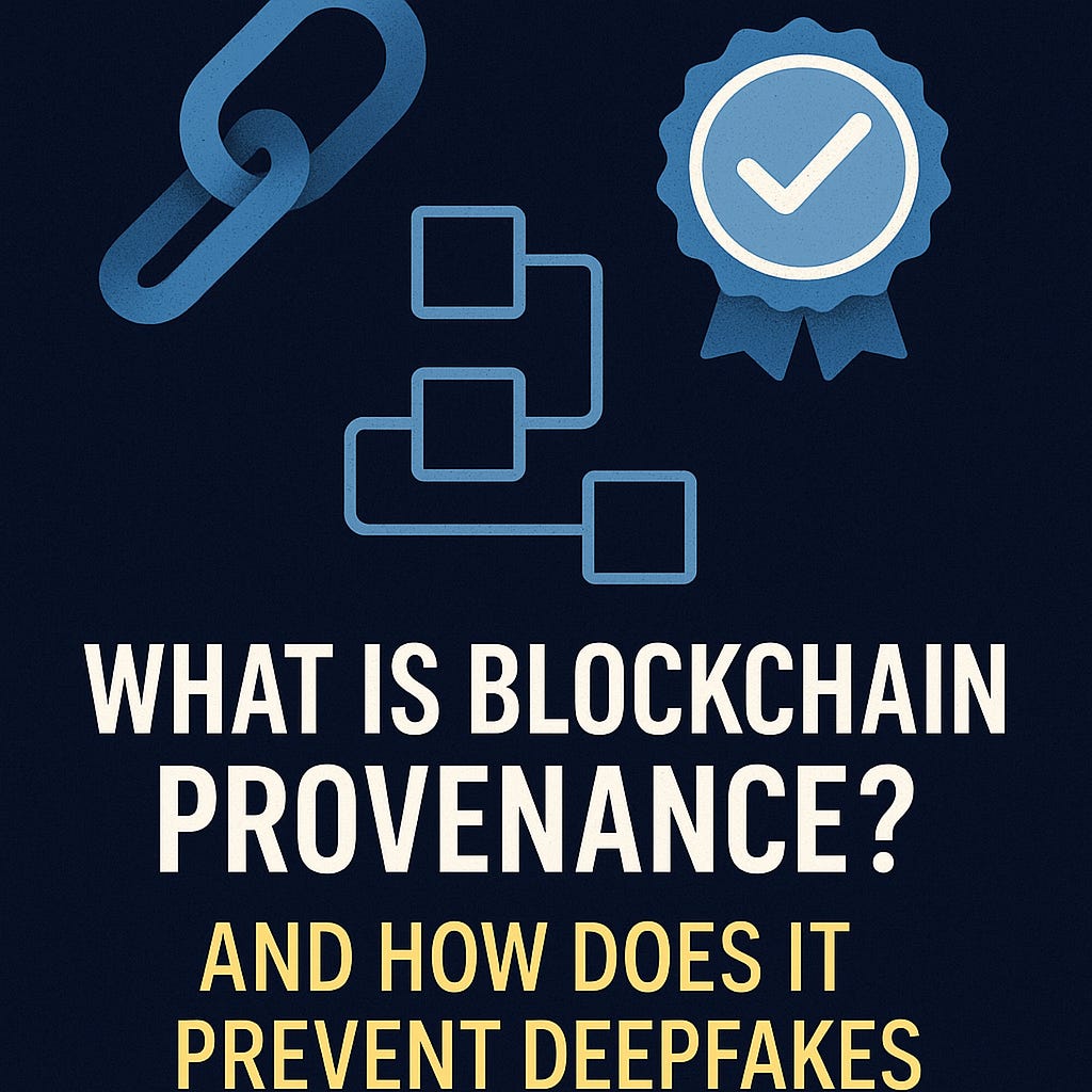 What Is Blockchain Provenance and How Does It Prevent Deepfakes? | by ...
