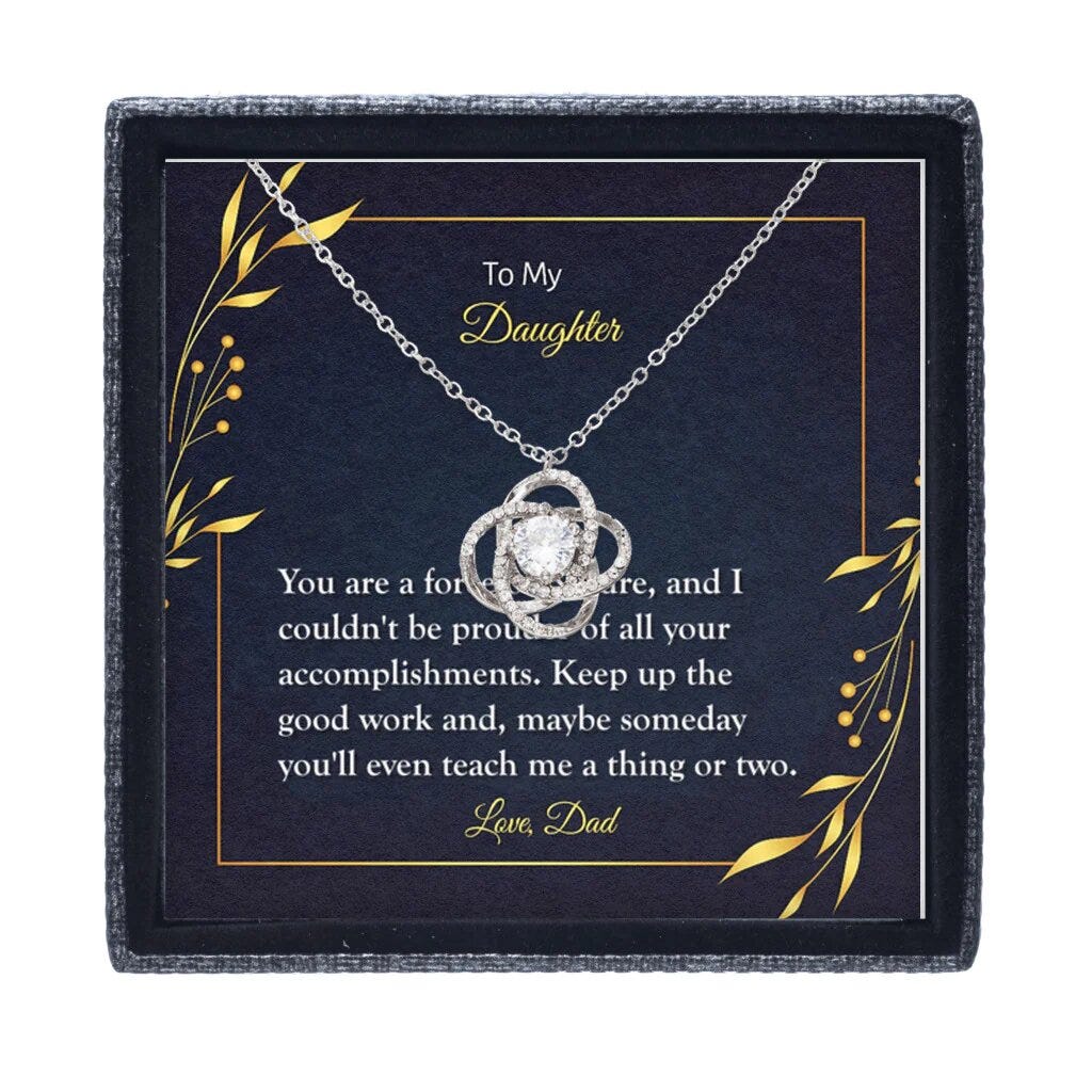 Unlocking the Symbolism of a Love Knot Necklace for Daughters | by ...