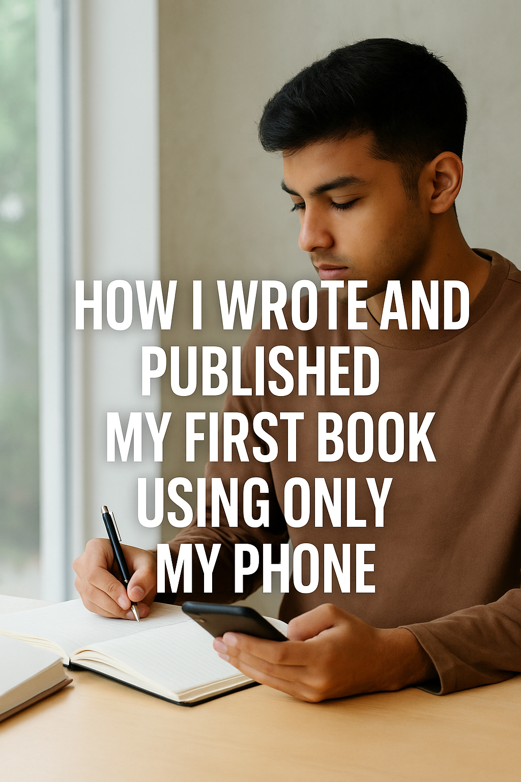 How I Wrote and Published My First Book Using Only My Mobile Phone | by ...
