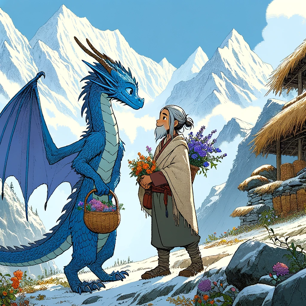 Tsuka, the Curious Little Dragon. In the distant and majestic Himalayan ...