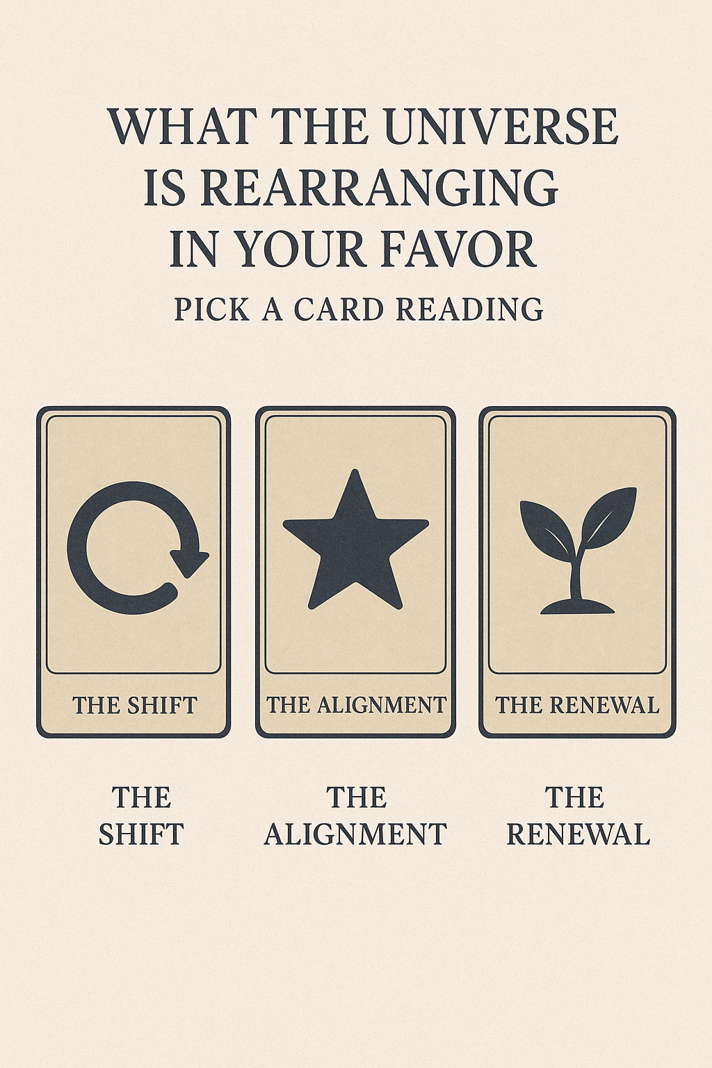 What the Universe is rearranging in your favor — pick a card reading ...