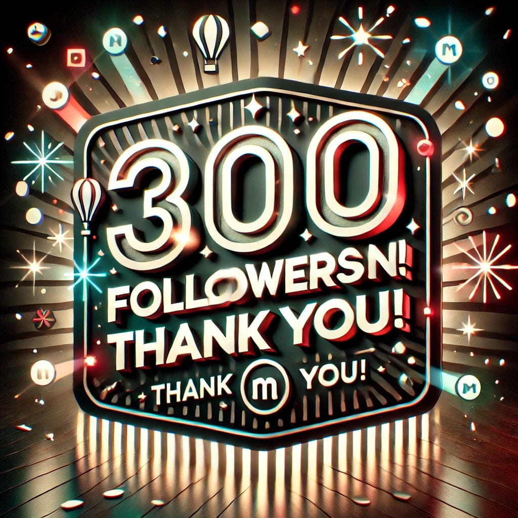 I Now Have 300 Followers on Medium! Thank You! | by SULTAN GHANI | No ...