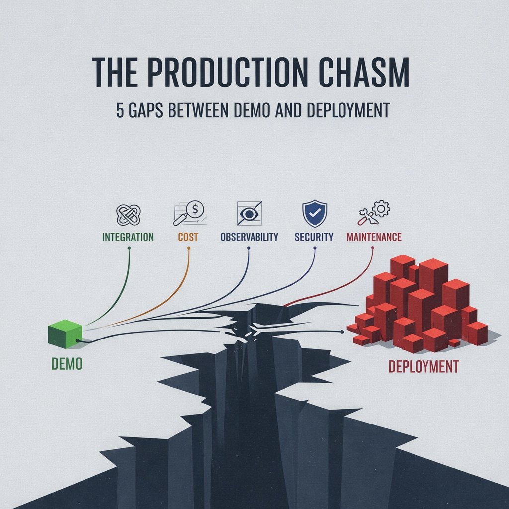 The Production Chasm: 5 Gaps Between Demo and Deployment | by Naveen C ...