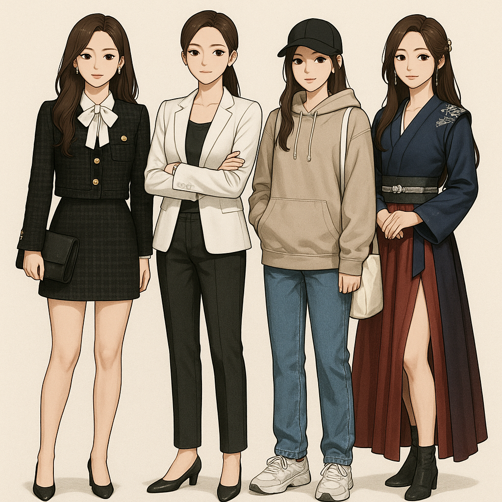 The Irresistible Charm of Korean Dramas/ Manhwa Outfits | by Thoughts ...
