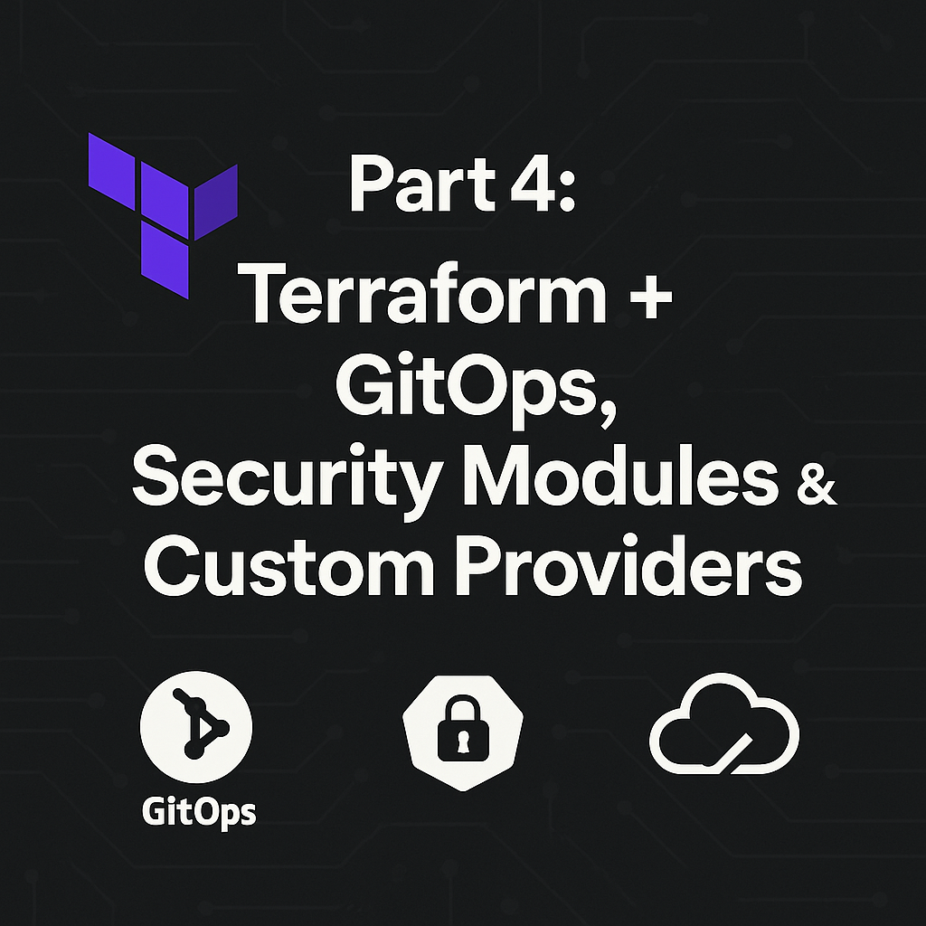 Part 4: Terraform + GitOps, Security Modules & Custom Providers (That DevOps Engineers Actually ...