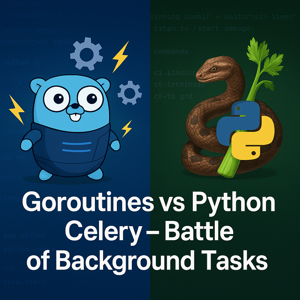 Goroutines vs Python + Celery: Which is Better for Concurrent Tasks? | by YatndeepDubey | Medium