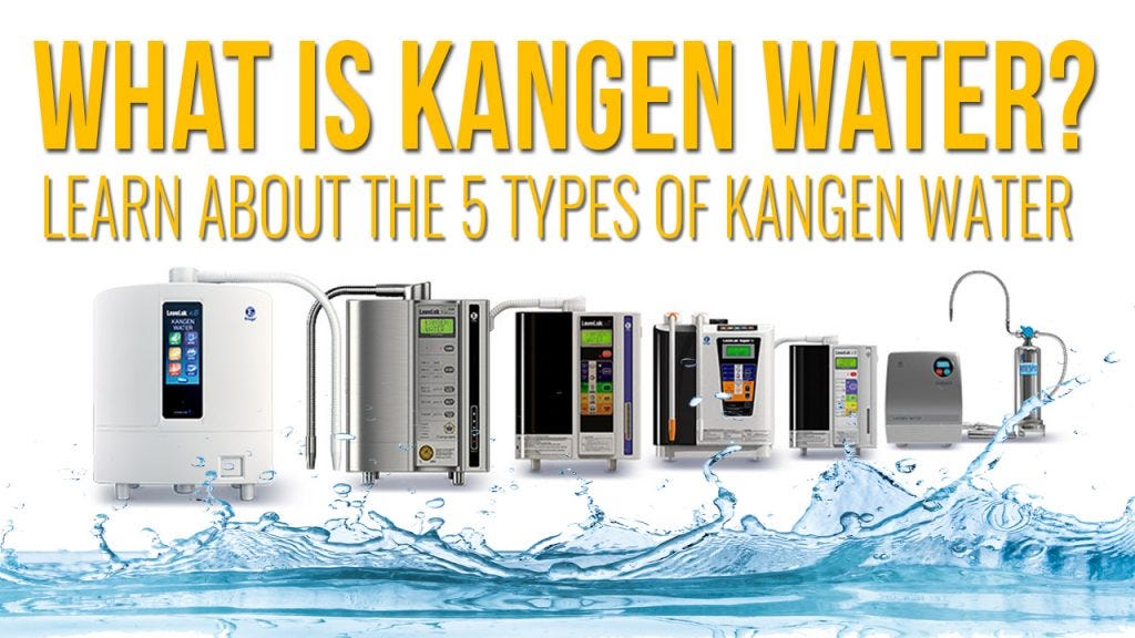 What is Kangen Water. Tap water contains chlorine, lye, lead… | by ...