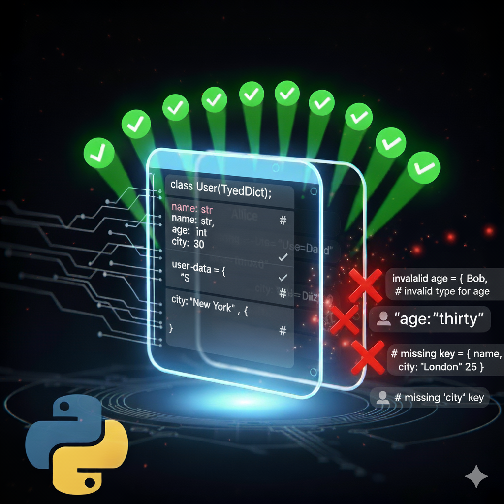 Stronger Python TypedDict. what if you could make TypedDict just a… | by Felix E. | Medium