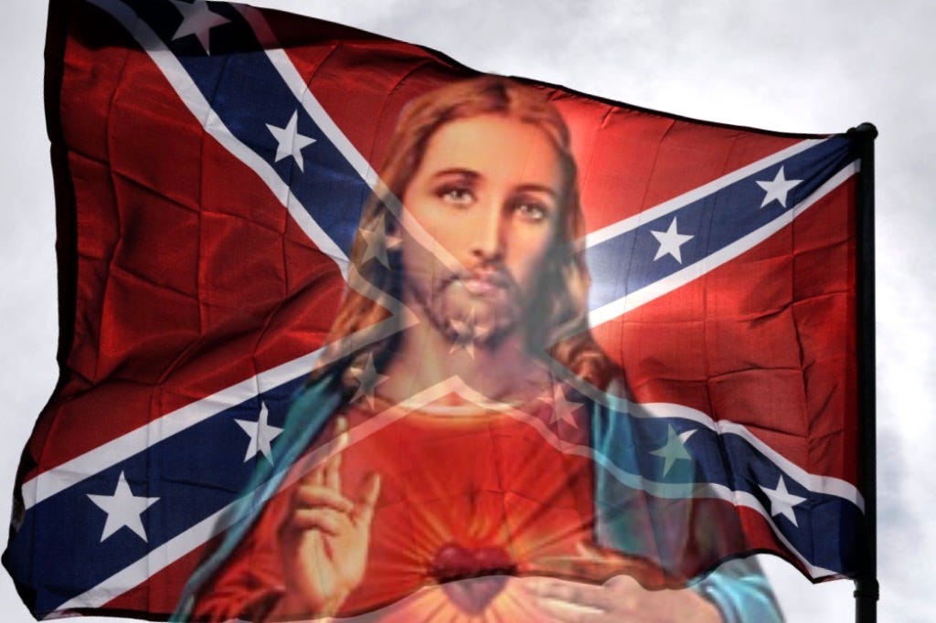 Jesus flies the Rebel Flag. Jesus was a rebel. | by Adrian Parrish | Medium