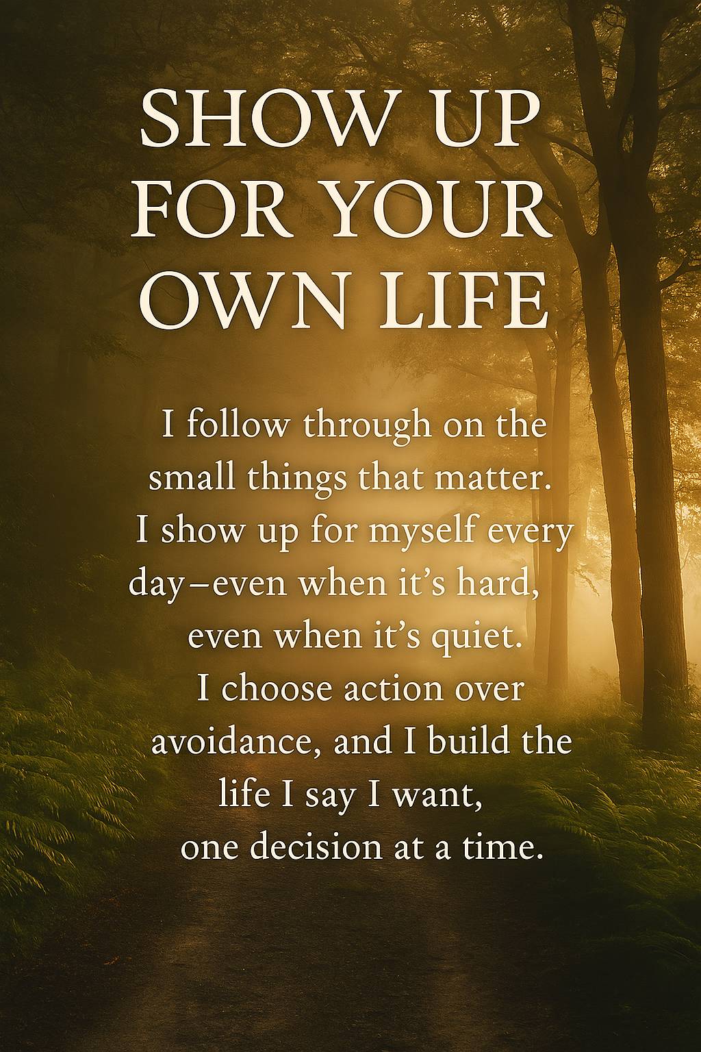 Be the One Who Follows Through. Fix My Life. Day Seven. | by C. L ...