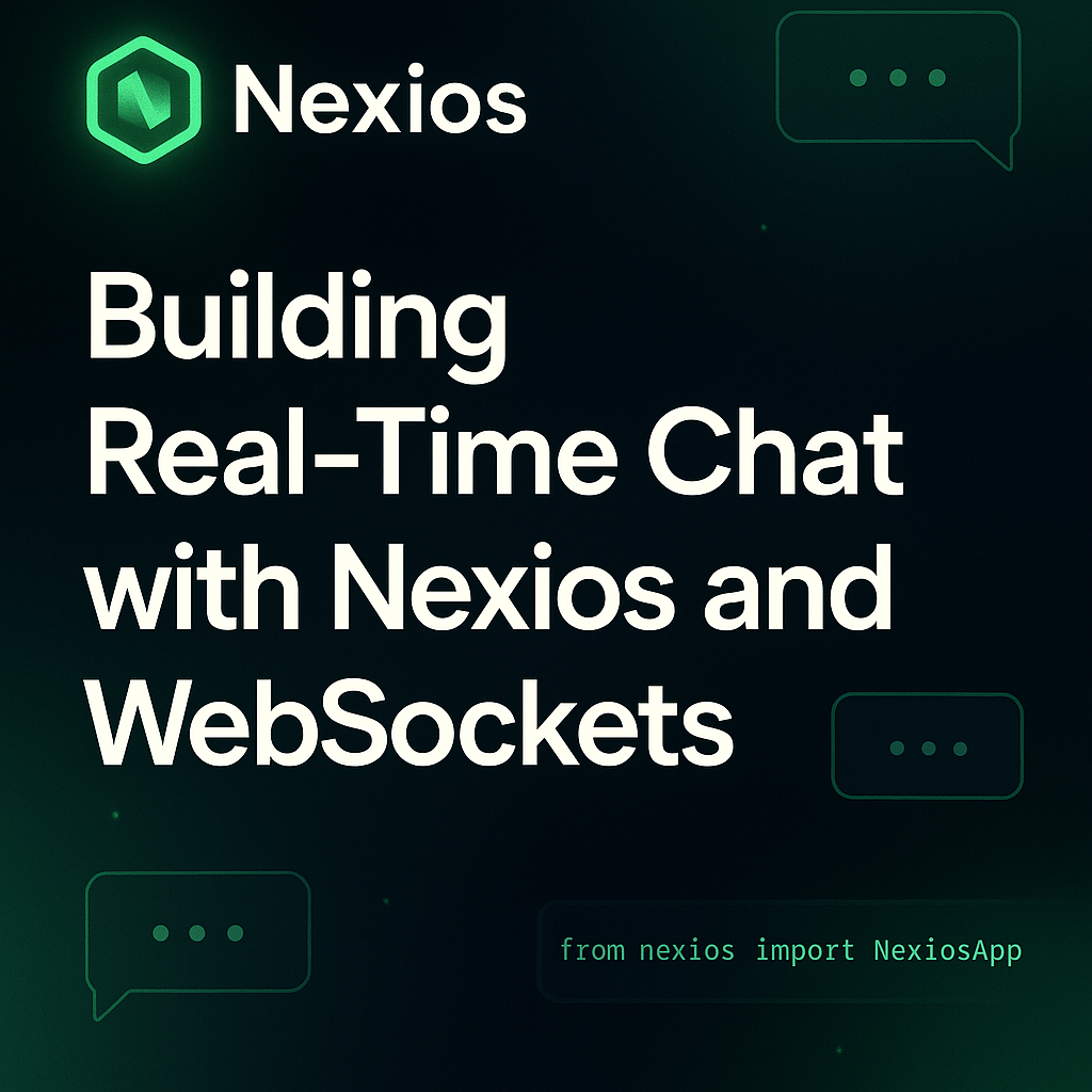 Real-Time WebSockets with Nexios (Building a Gossip Chat App in Python) | by Techwithdunamix ...