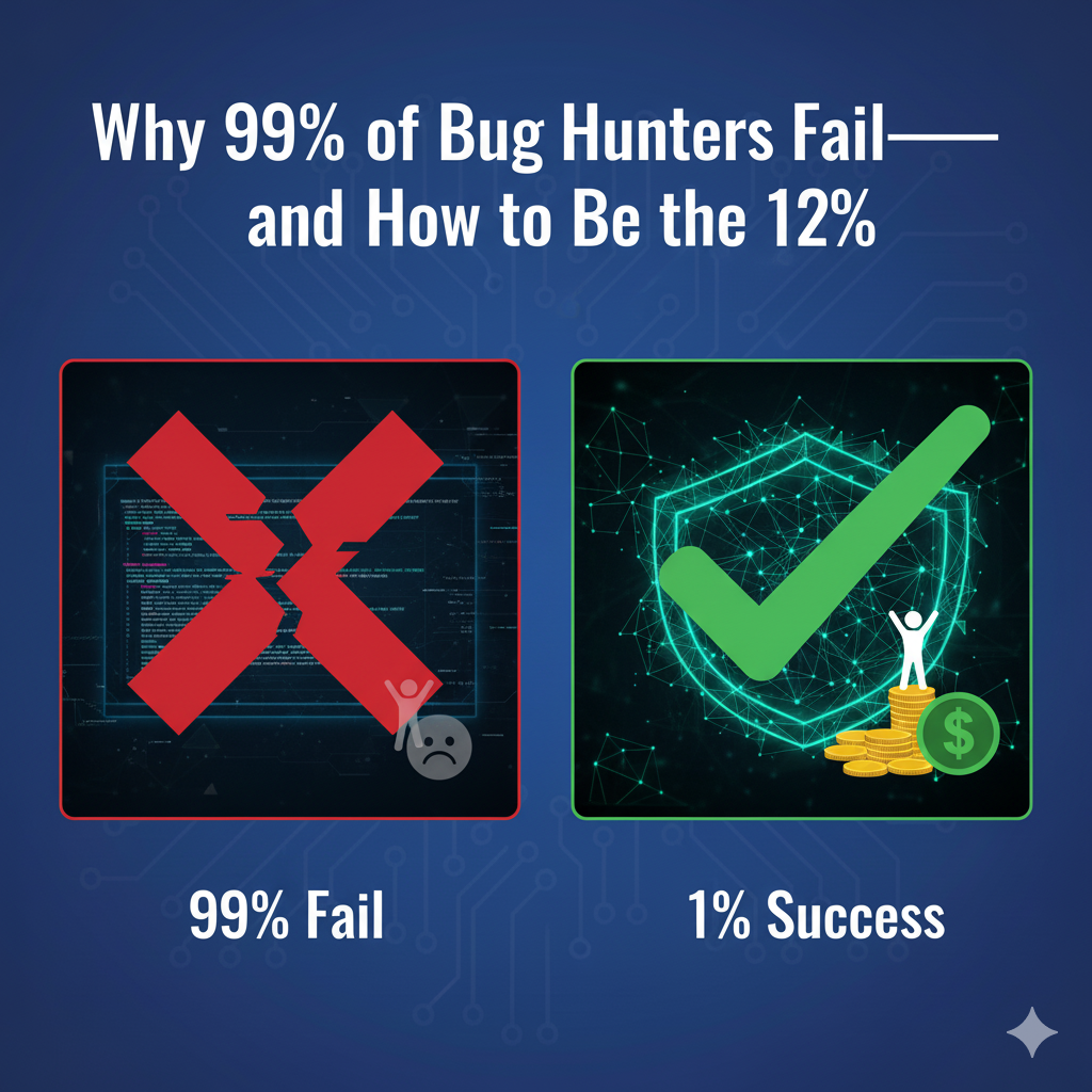 💥 Why 99% of Bug Hunters Fail — and How to Be the 1% 🧠💰 | by Vipul ...