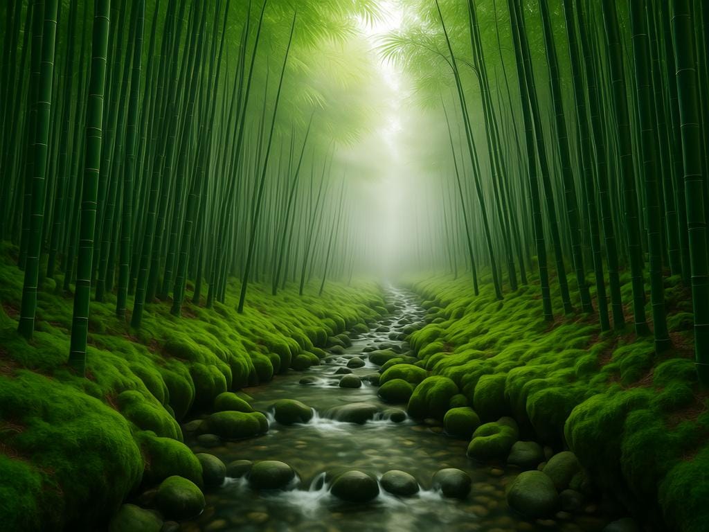 🎍 “Where Silence Flows” — Crafting Stillness in AI Landscapes | by ...
