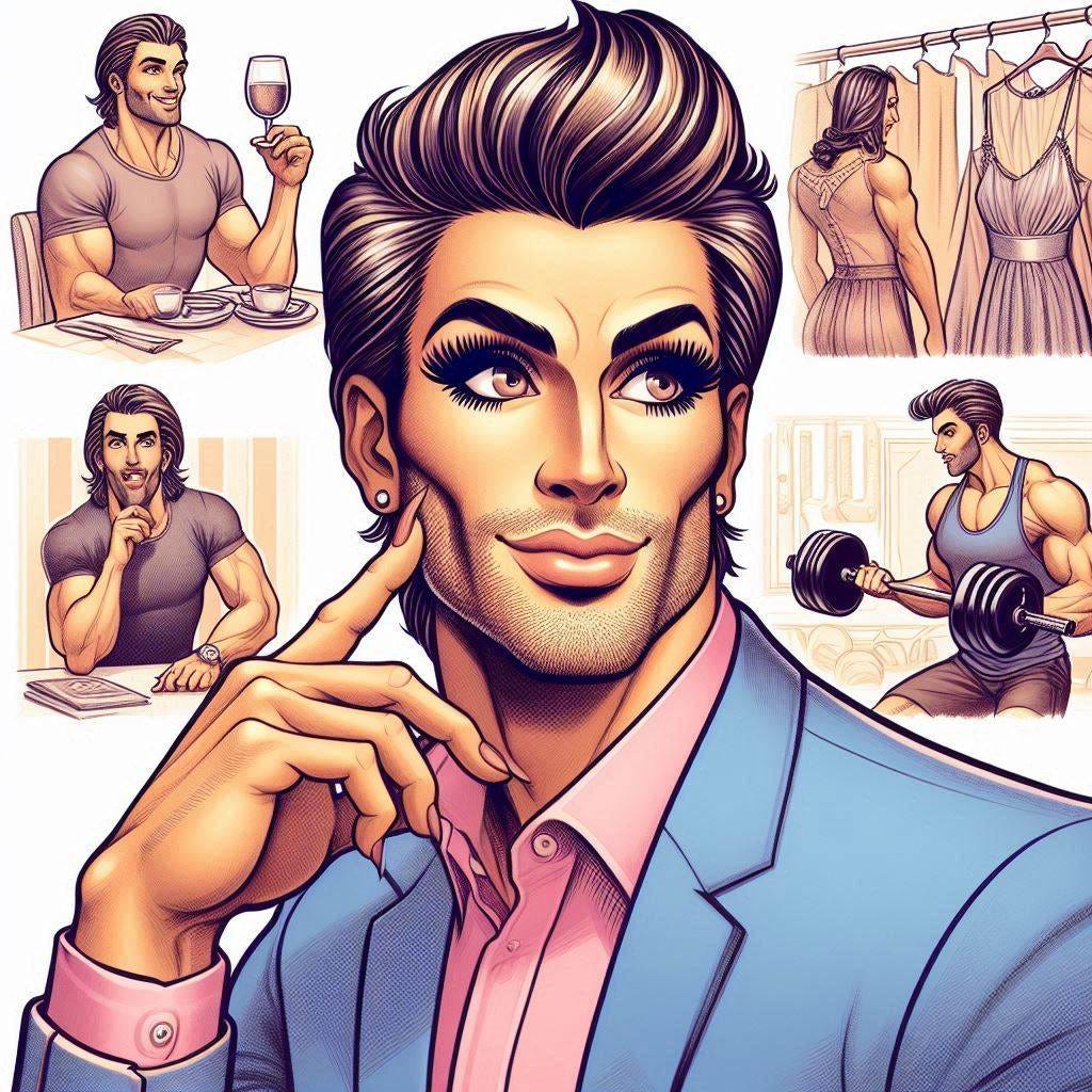 **Title: The Man with the Feminine Flair** | by Golam Rob (PMP®) | Jul ...